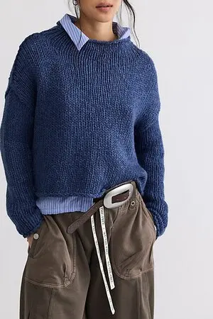 Free People Opal Rollneck Knit Jumper - Osiris
