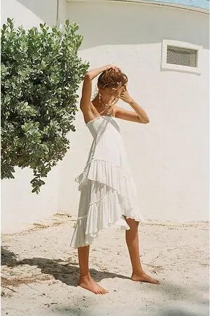 Free People Convertible Ruffle Skirt - Ivory