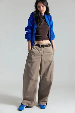 We The Free Stand Up Barrel Chino Pants - Dusted Cocoa