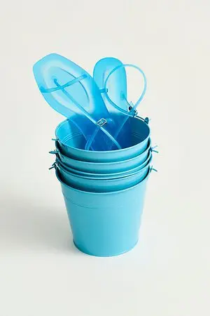 FP VEGAN COLLECTION Jelly Sandals With Ankle Strap - Blue Raspberry