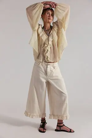 We The Free Love Me Not Bloomer Jeans - Seashell