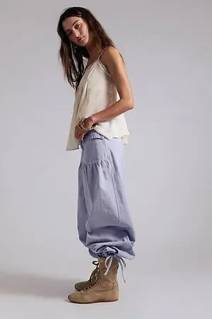 We The Free Lotus Balloon Jeans - Blue Imagination