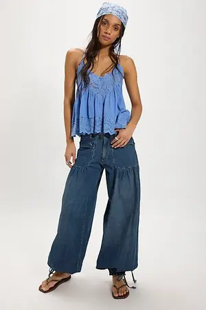 We The Free Lotus Balloon Jeans - Juno
