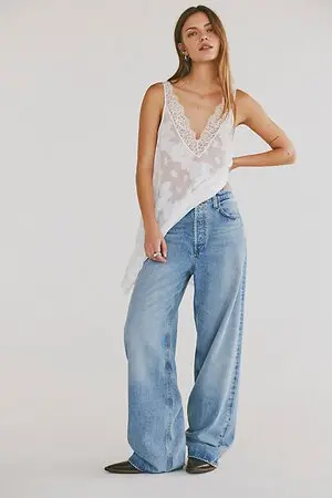 AGOLDE Low-rise Baggy Jeans - Reset