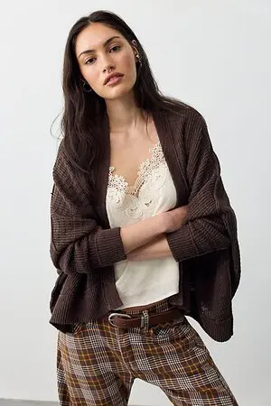 Drop Shoulder Cardigans For Women