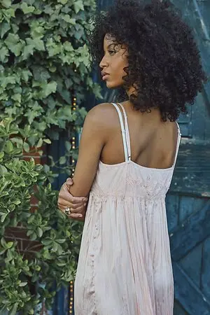 INTIMATELY Table For Two Midi Slip Dress - Delicate Shell