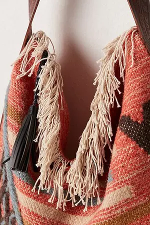 Free People Whimsy Rug Slouchy Tote Bag
