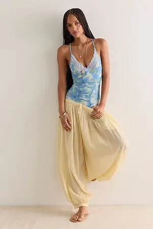 INTIMATELY Ruched Lace Trim Bodysuit