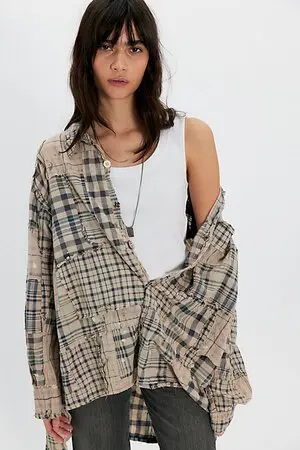 MAGNOLIA PEARL Patchwork Adison Workshirt