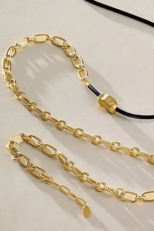 Free People Sun Days Plated Convertible Belly Chain