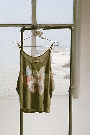Free People Juliet Johnstone X Shoreside Graphic Tank Top