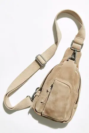 FP COLLECTION FP Collection Hudson Suede Sling Bag