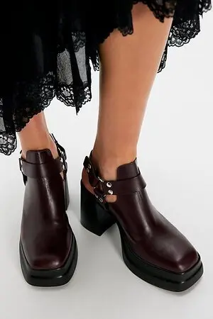 FP COLLECTION Hybrid Harness Platform Boots - Brown