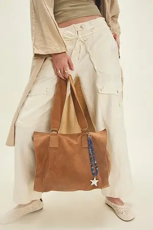 Free People Salma Suede Tote Bag
