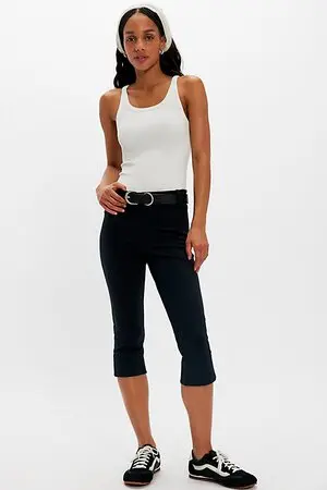 Free People Bette Super Slim Capri Pants