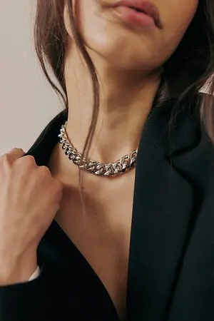 ATELIER CG Curb Chain Necklace - Silver