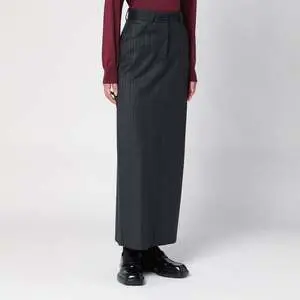 DEPARTMENT 5 Pinstripe Wool-blend Maxi Skirt