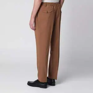 SANTANIELLO Wool Blend Trousers