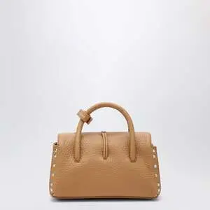 ZANELLATO Grained Leather Bag With Twist-lock Buckle - Brown