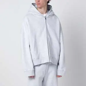 ENTIRE STUDIOS Cotton Zip-up Hoodie - Grey