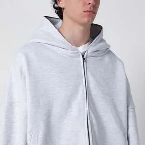 ENTIRE STUDIOS Cotton Zip-up Hoodie - Grey