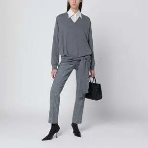 Dolce & Gabbana Wool-blend Dotted Trousers