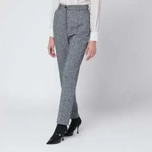 Dolce & Gabbana Wool-blend Dotted Trousers