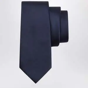 FERRAGAMO Silk Neck Tie - Blue