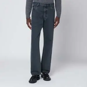 Prada Regular Fit Cotton Denim Jeans - Blue