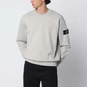 Stone Island Cotton Crewneck Sweatshirt - Grey