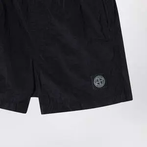 Stone Island Navy Nylon Swimsuit - Blue