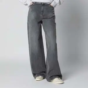 GOLDEN GOOSE Melody Vintage Cotton Jeans - Grey