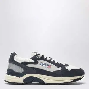 AUTRY Hyperway Sneakers In Mesh And Suede - Blue