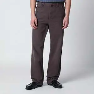 Carhartt Work In Progress Single Knee Canvas Trousers - Grey