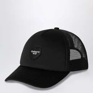 Carhartt Work In Progress Embroidered Trucker Cap - Black