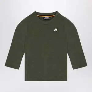 K-WAY Long Sleeve Cotton T-shirt - Green