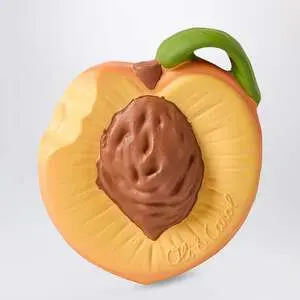 OLI & CAROL Peach Teether - Orange