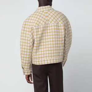 Séfr Checked Wool Cloth Matthieu Jacket - Beige