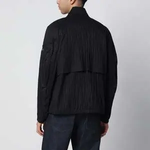 TATRAS Leros Jacket In Crinkled Cotton Twill - Black
