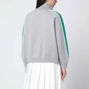 Miu Miu Technical Knit Zip Sweatshirt