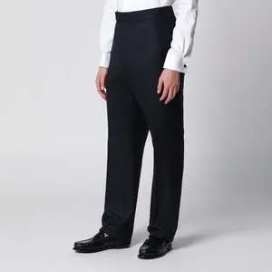 Thom Browne Navy Wool Trousers