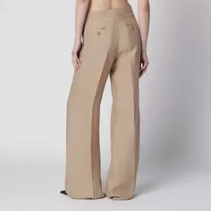 Max Mara Regular-fit Linen Trousers - Beige