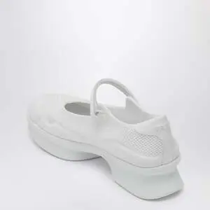 Prada Mesh Ballerina - White