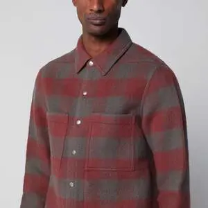 Rick Owens Plaid Wool Shirt-jacket - Multicolor