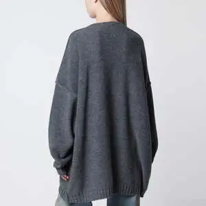 MAISON MARGIELA Mélange V-neck Knit Sweater