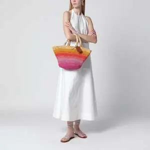 Manebí Raffia Tote Bag - Multicolor