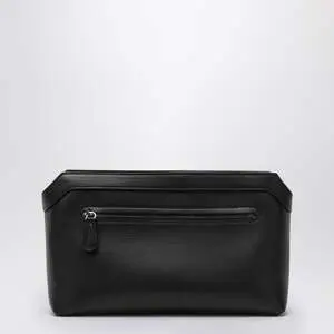 THE ROW Leather Clutch Bag - Black