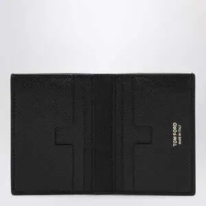 TOM FORD Grained Leather Card Holder With Logo