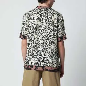 Dries Van Noten Shirt With Graphic Squiggle Print - Black
