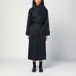 THE GARMENT Cotton-blend Trench Coat - Black